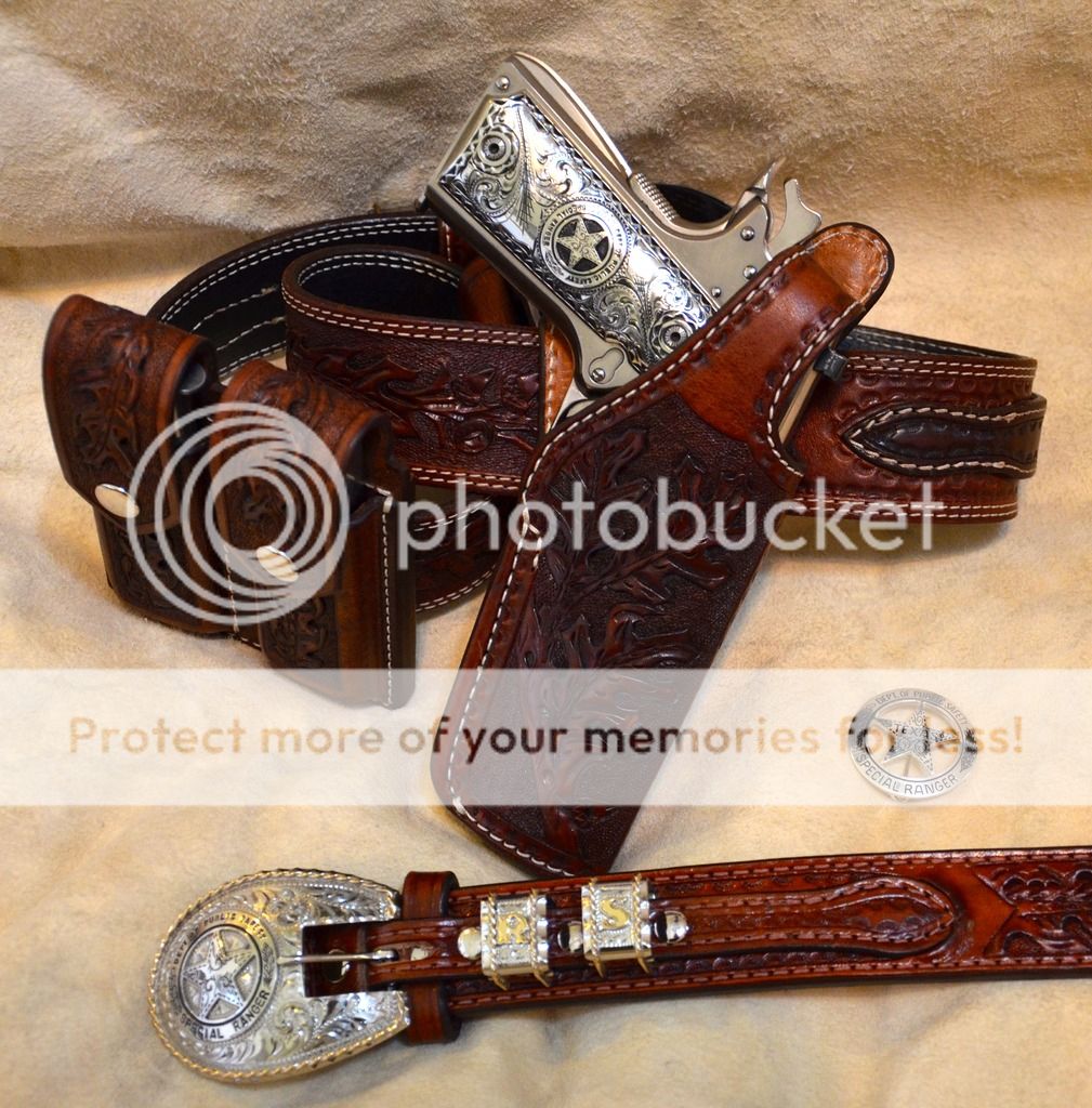 Texas Ranger BBQ belt by Durango Saddle | 1911Forum