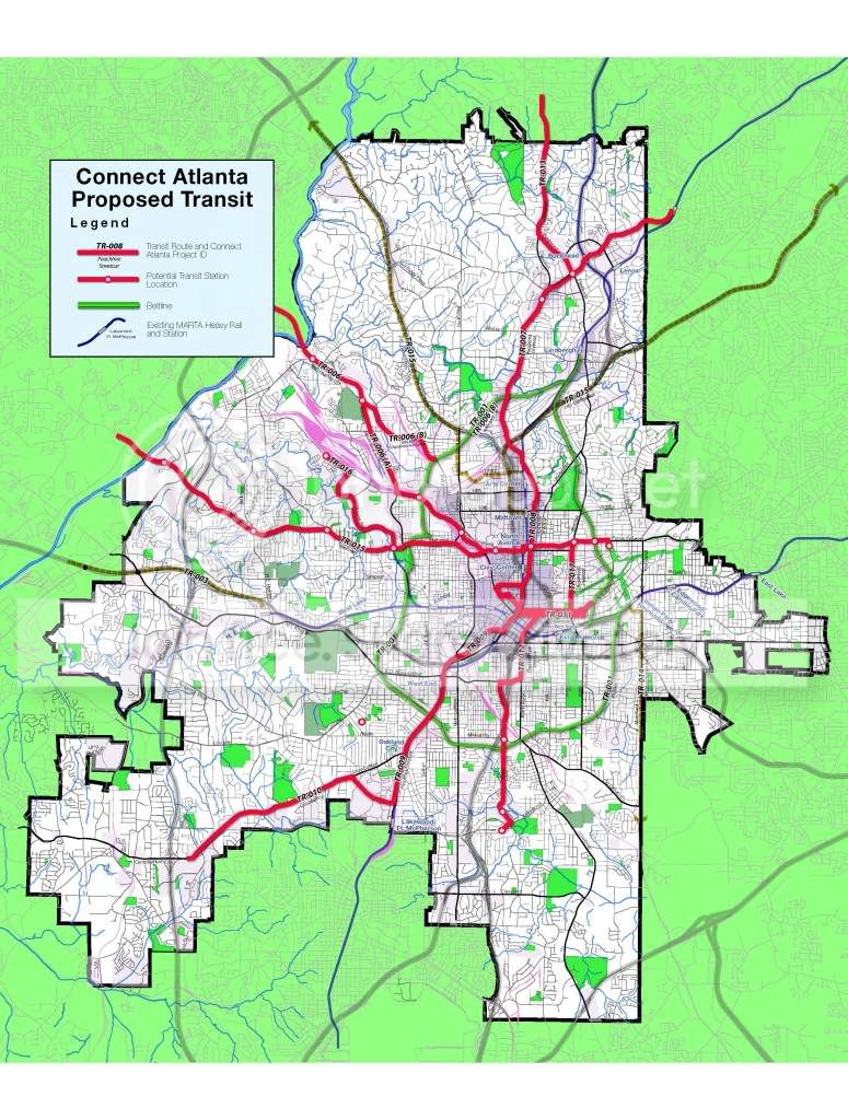 ATLANTA TRANSIT (Marta, Beltline, Peachtree Streetcar, LovJoy Commuter ...